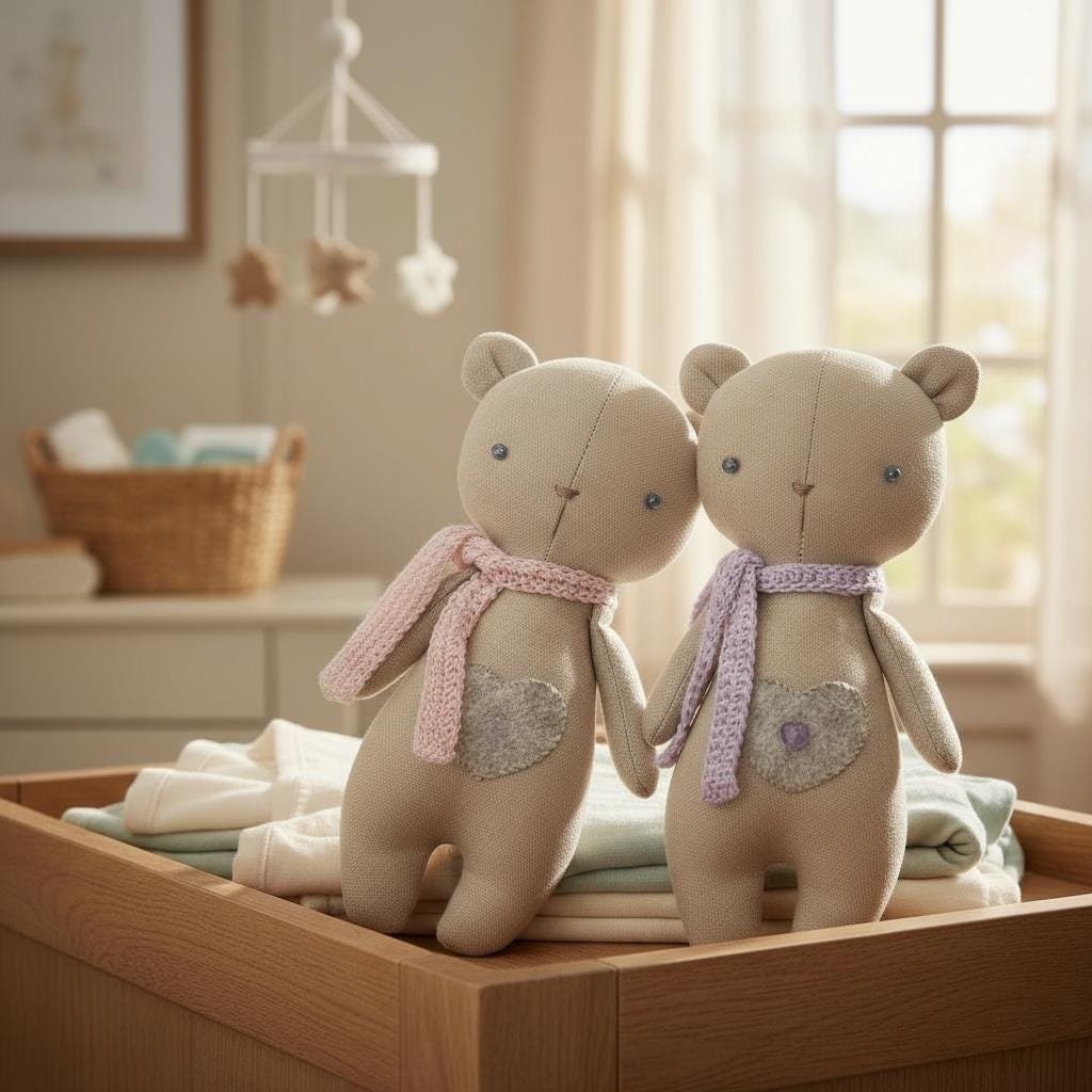 Teddybär Schnittmuster PDF, Memory Teddy Bär Schnittmuster, Easy Plüsch ...