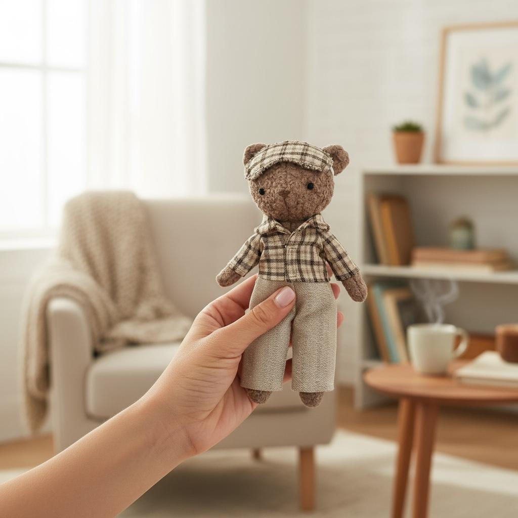 Teddy Bear Sewing Pattern PDF – Easy Small Bear Pattern, Sleep Mask ...