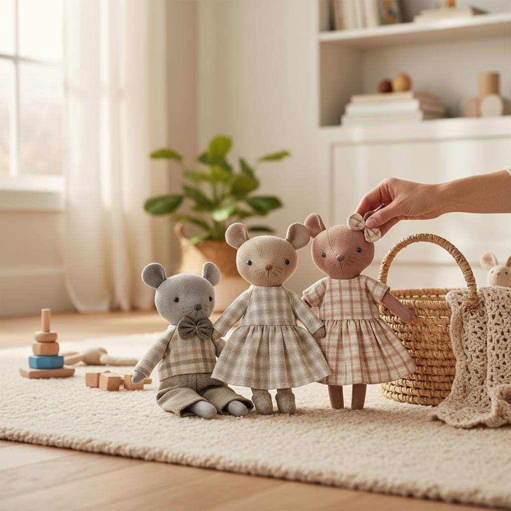 Clothes for Doll Sewing Pattern, Small Clothes Sewing Pattern Dolls ...