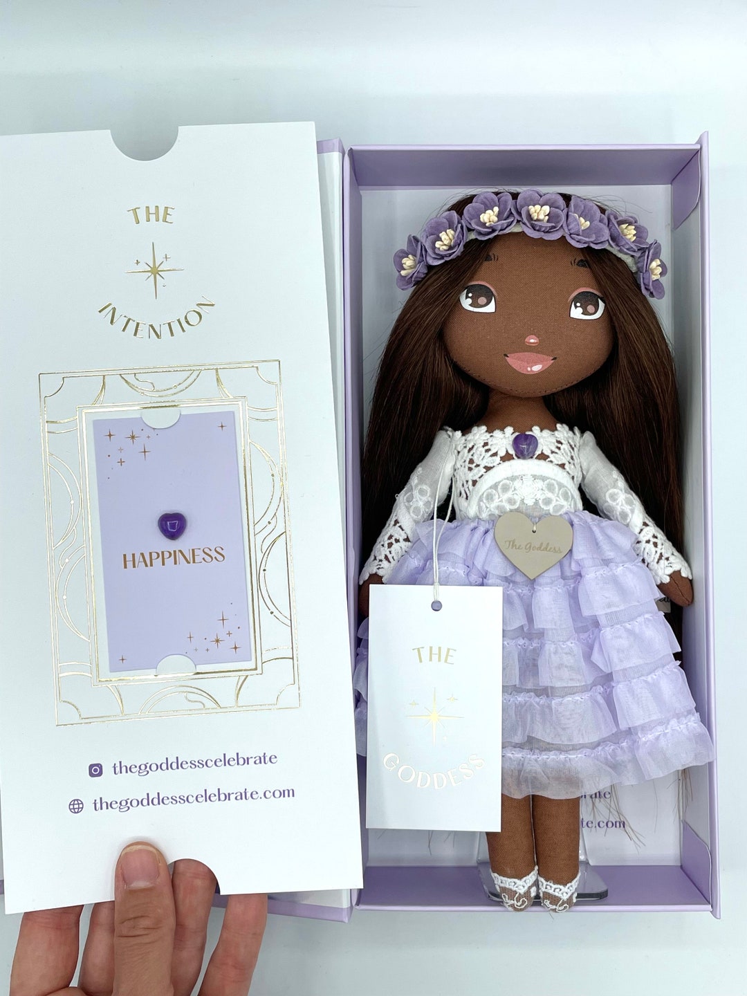 Black Skin Handmade Doll Dark Skin Doll Africanan Doll - Etsy