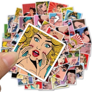 COMIC STYLE Sticker Packs Vintage Stickers Classic Stickers - Etsy