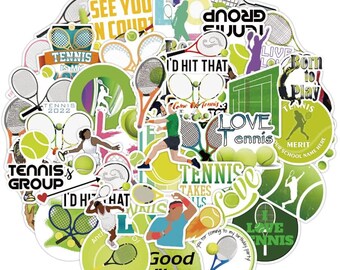 Tennis Stickers - Etsy