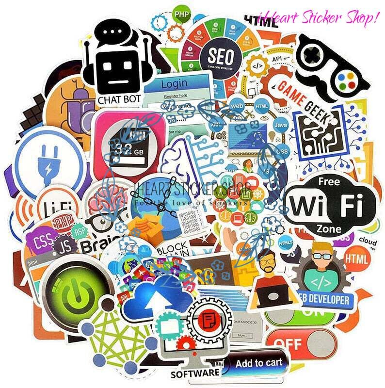 Geek Squad Stickers Tech Stickers Vinyl Stickers | Etsy