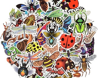Insect Stickers | Etsy