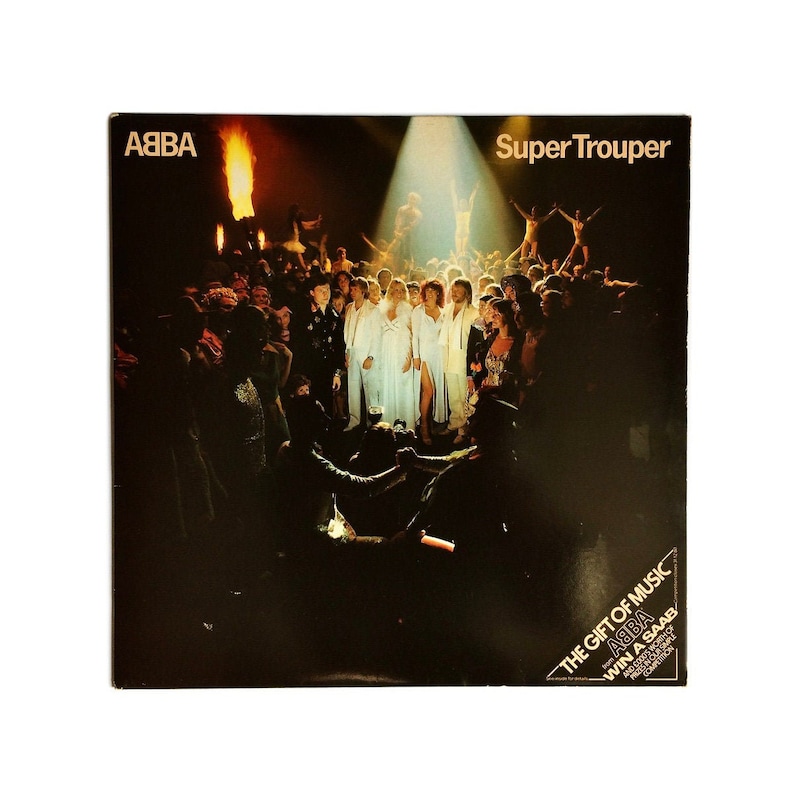 ABBA Super Trouper Vinyl Record LP 1980 | Etsy