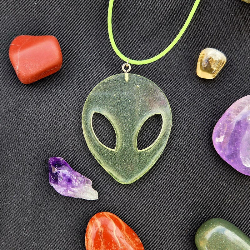 Alien Necklace - Etsy UK