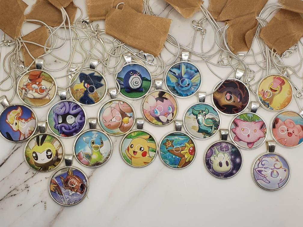 Pokemon Card Necklace Customs Available - Etsy UK