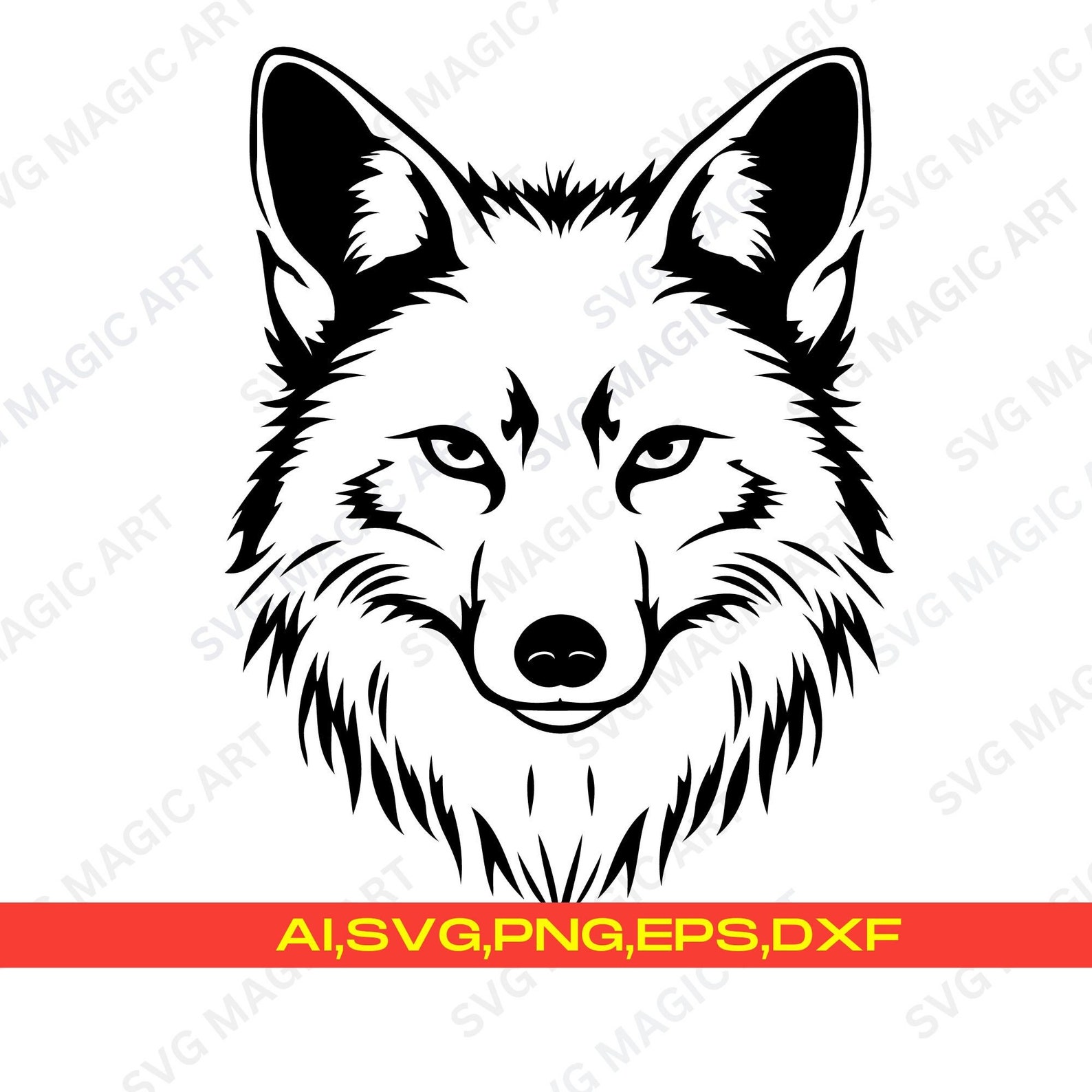 Fox Svg,fox Head Svg,forest Animal Svg, Fox Tatoo Svg, Fox Clipart ...