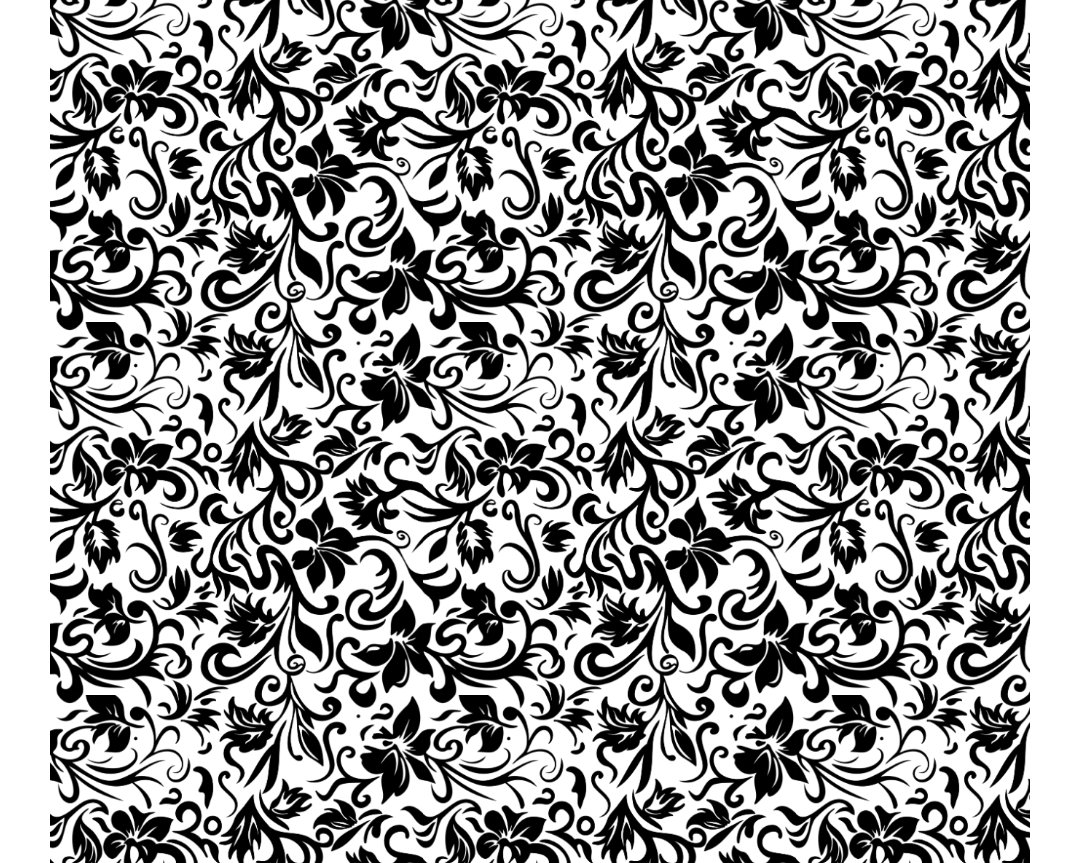 Seamless Scroll Pattern Svg,vector Seamless,floral Pattern, Digital ...