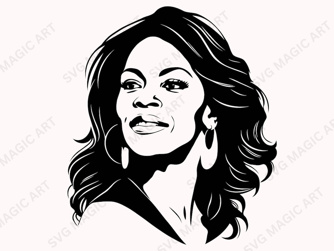 Michelle Obama Svg,empowered Women,black History Month Svg,historical ...