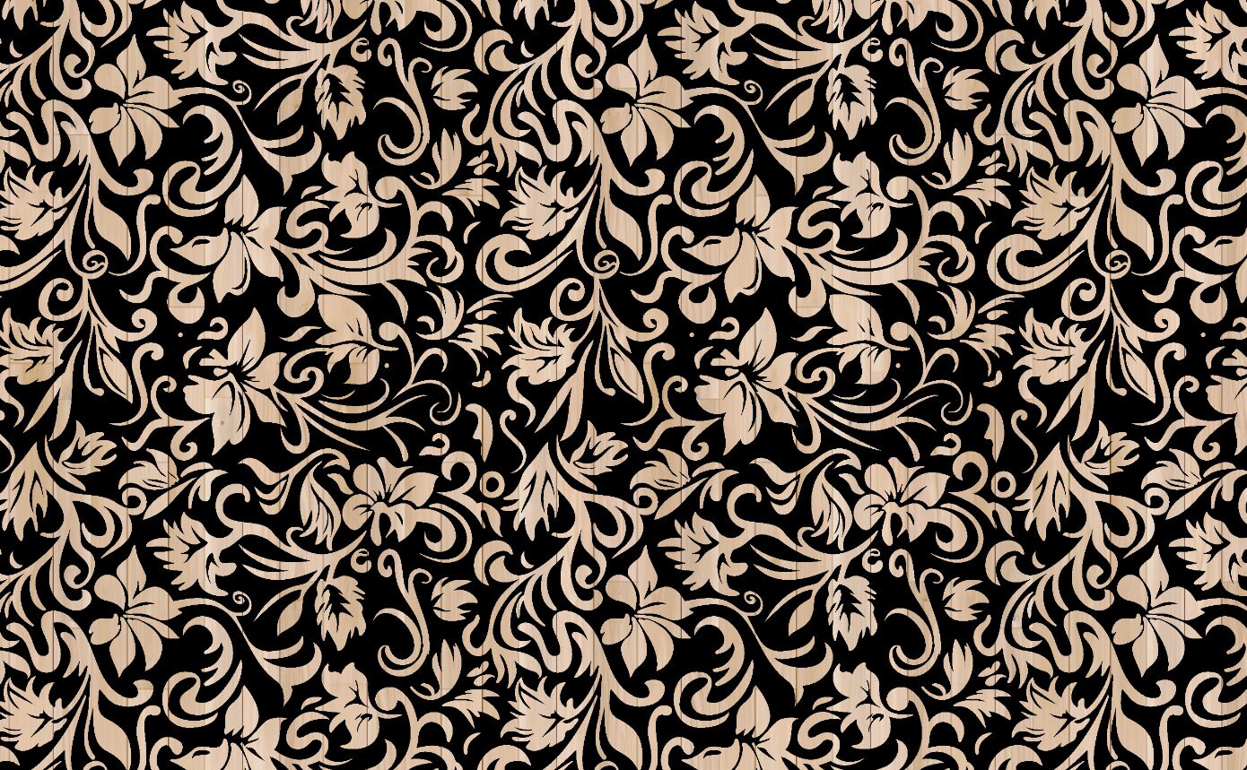 Seamless Scroll Pattern Svg,vector Seamless,floral Pattern, Digital ...