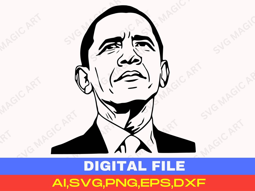 Barack Obama Barry Michelle Democrate Hero SVG ,president Barack Obama ...