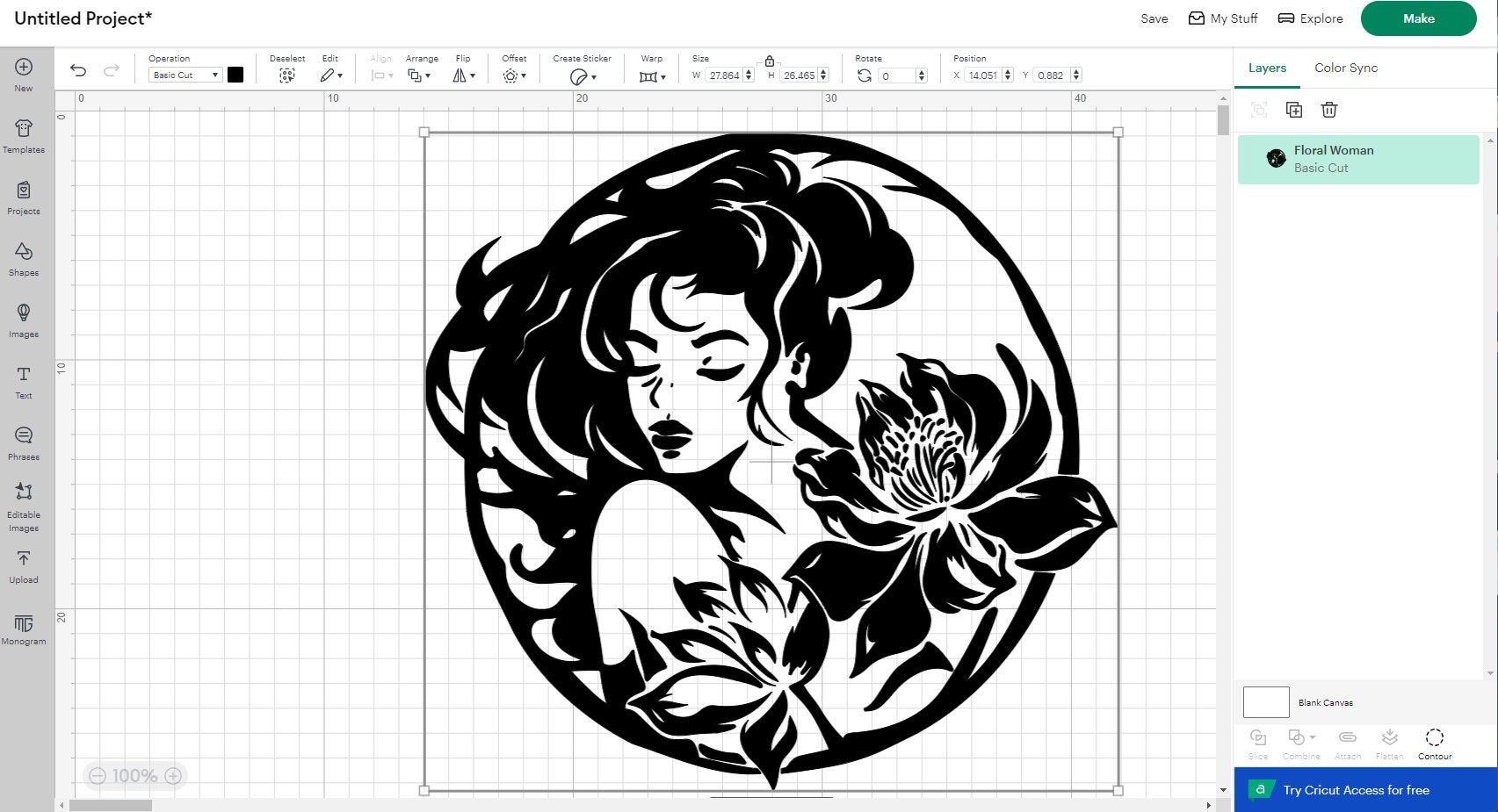 Floral Woman SVG, Floral Girl SVG, Beautiful Woman SVG, Woman Svg ...