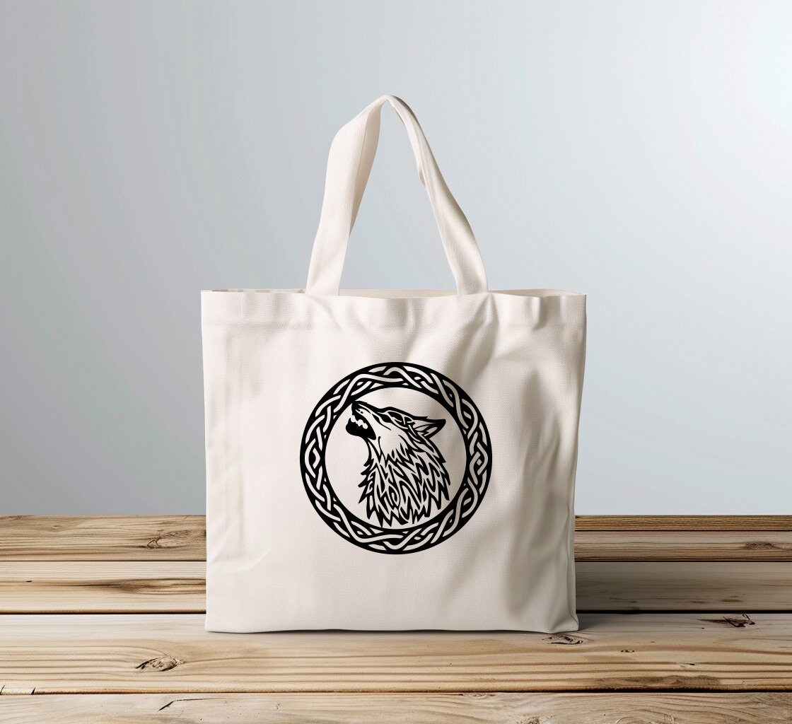 Wolf Celtic Circle Svg, Celtic Wolf Face,mystic Wolf Head Png,fenrir ...