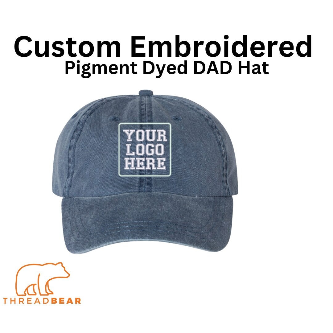 Custom Embroidered Adams Dad Hat: Personalized Logo Design - Etsy