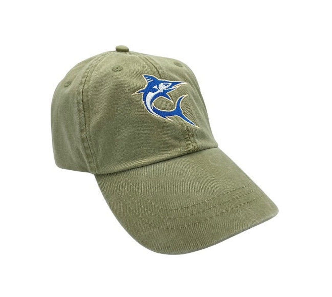 Blue Marlin Hat, Marlin Cap, Summer Hat, Boating Hat, Vacation Hat ...