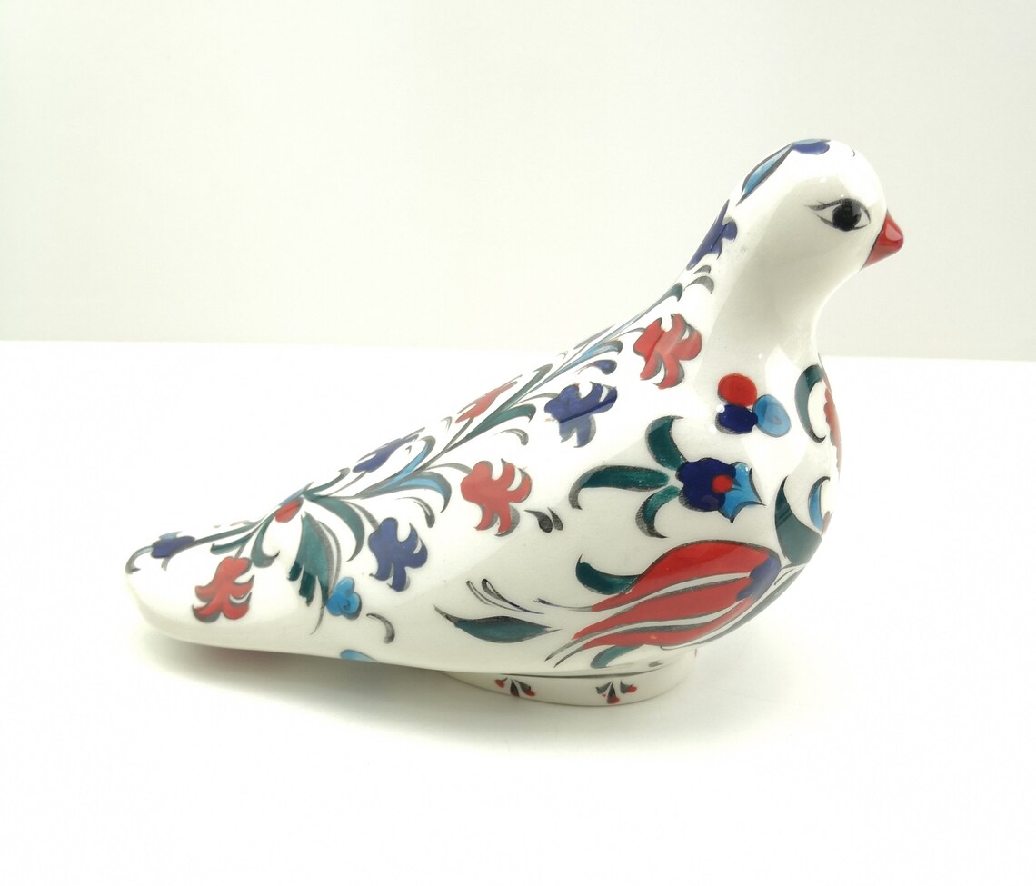 Handmade Ceramic Birds Hand Painted Turkish Pottery Bird - Etsy
