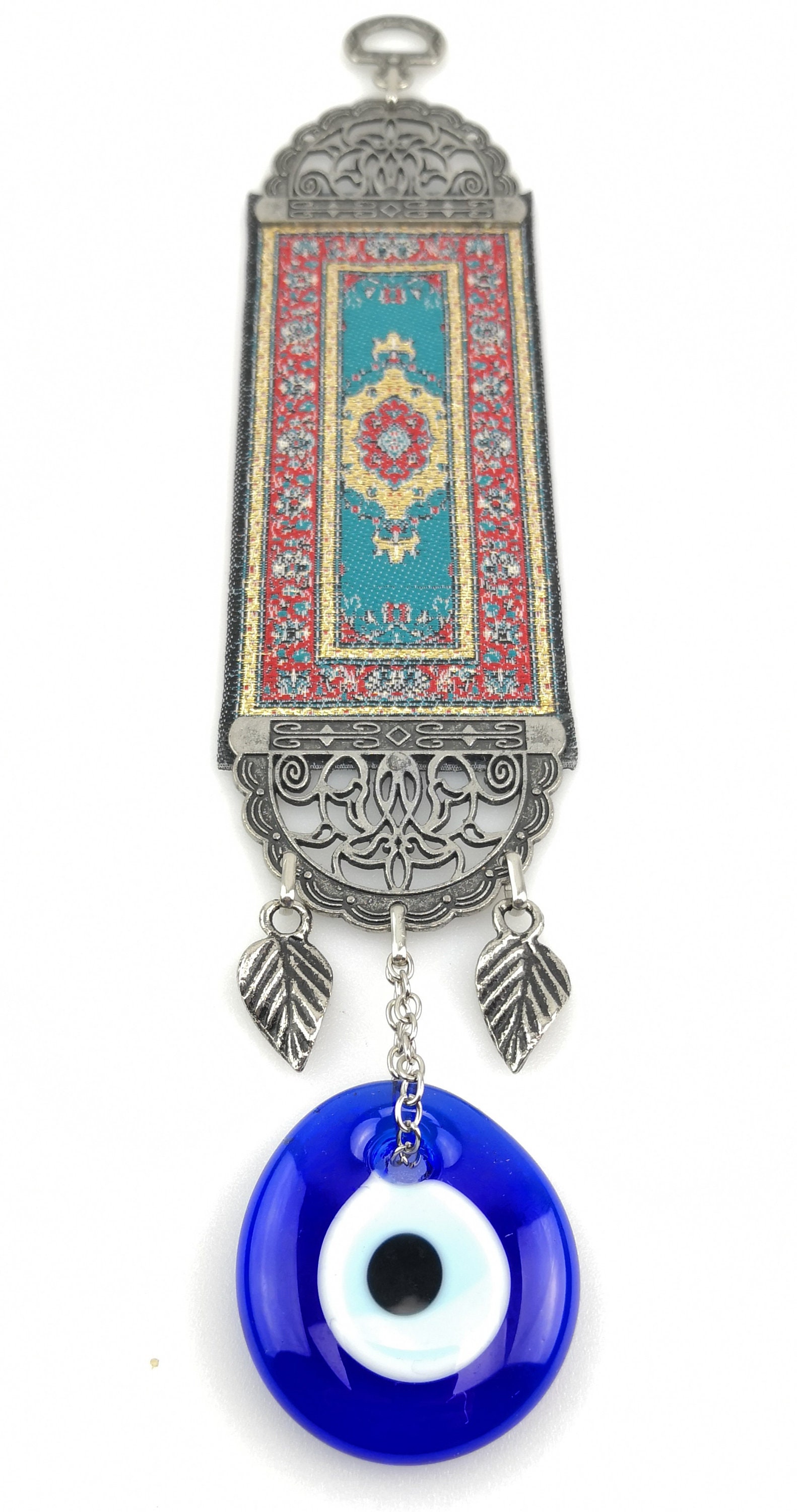 Handmade Turkish Carpet Wall Hanging Evil Eye Nazar Alloy - Etsy Norway