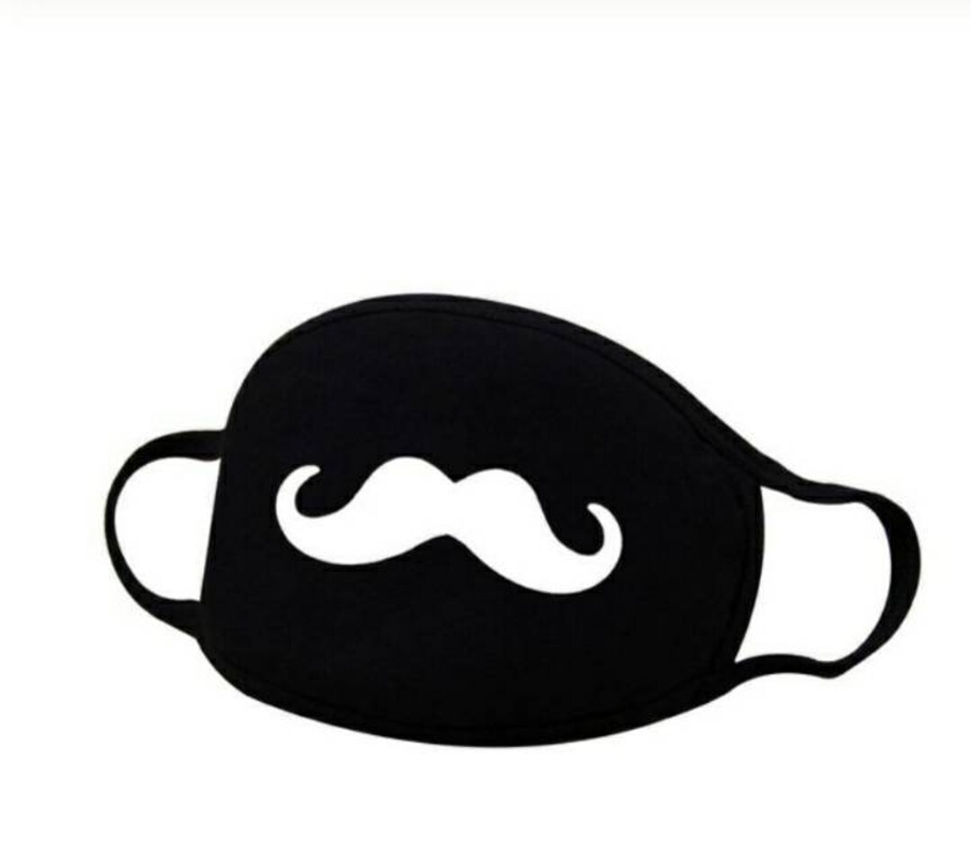 Cartoon Expression Face Mask - Etsy