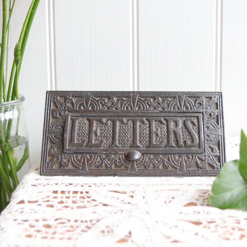 Iron Mailbox - Etsy