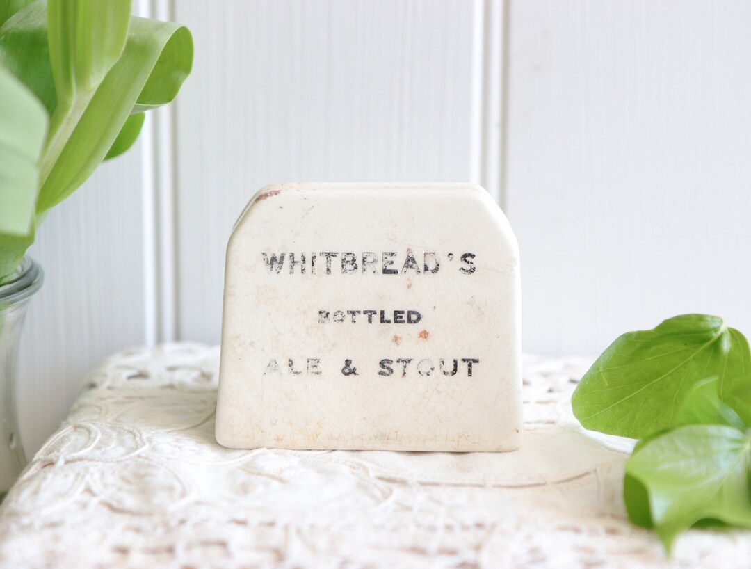 Vintage Ceramic Whitbread's Stand Can Be Used as a Card or Photo Holder ...