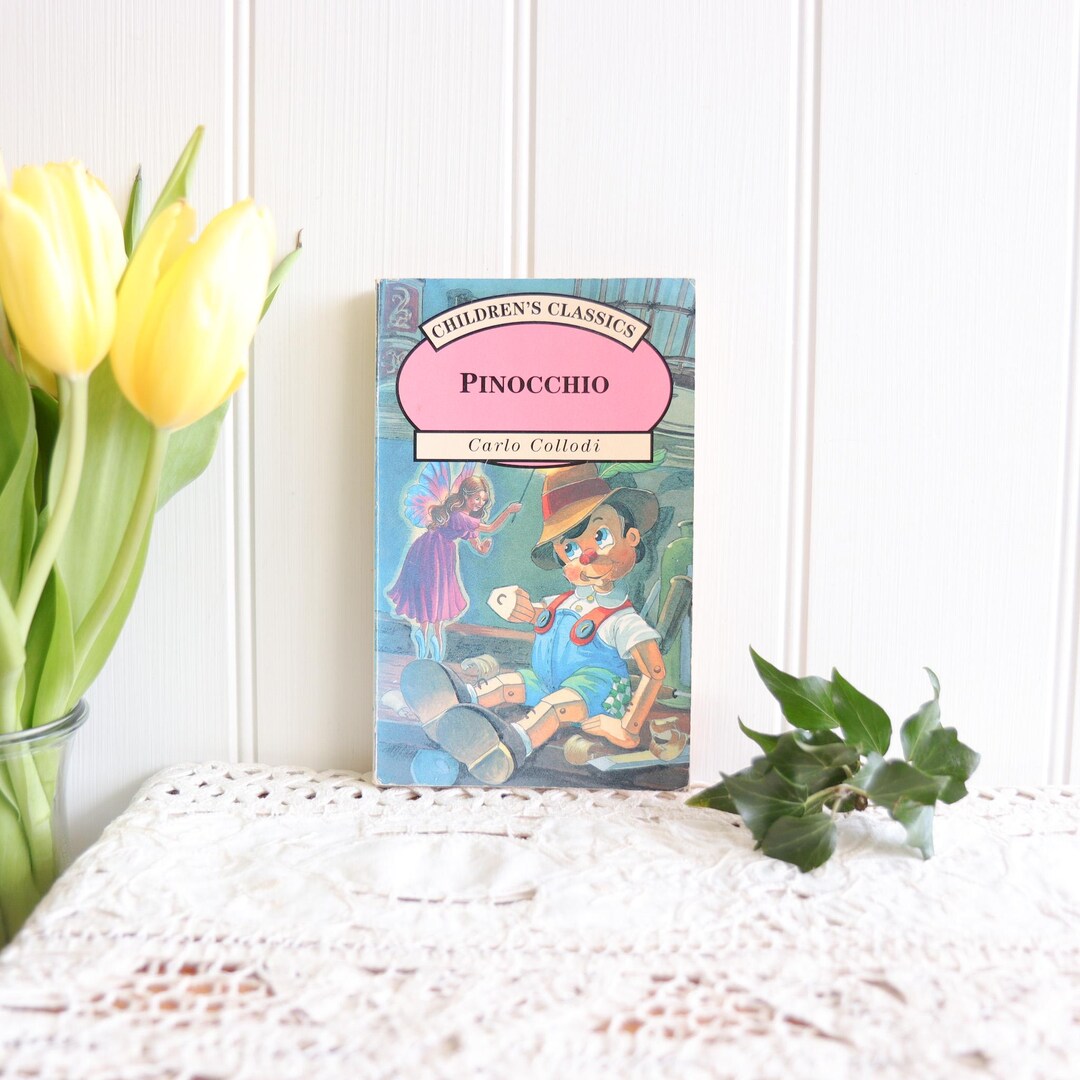 Vintage Pinocchio Book by Carlo Collodi - Children's Classic Story ...