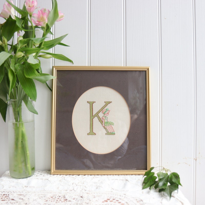 Monogram K - Etsy