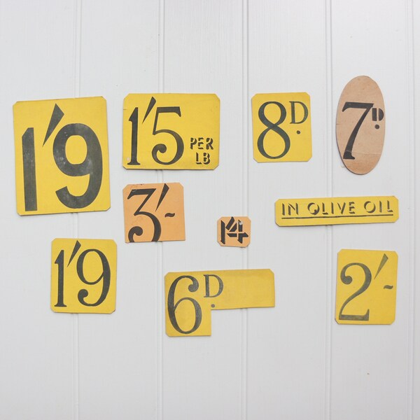 Antique Price Tags - Etsy
