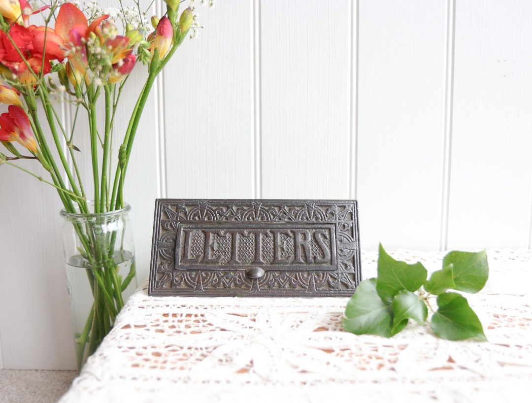 Antique Kenrick Cast Iron Letter Box - Made in England in the 1890's - Etsy
