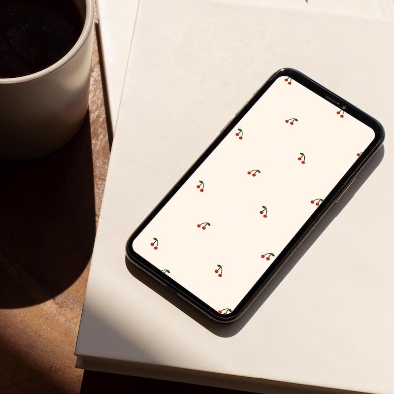 Cherry Wallpaper Decor - Etsy