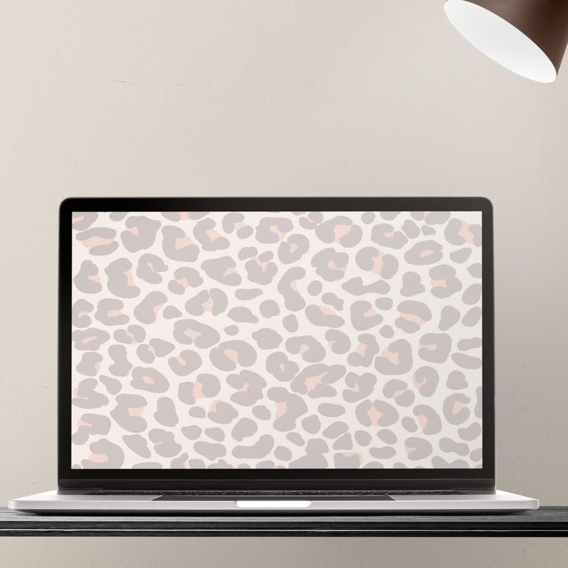 Leopard Print Desktop Wallpaper - Etsy
