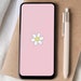 Flower iPhone Wallpaper | Daisy Phone Lock Screen | Pink iPhone ...