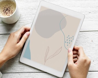 Modern Ipad Wallpaper Boho Tablet Lock Screen Abstract | Etsy