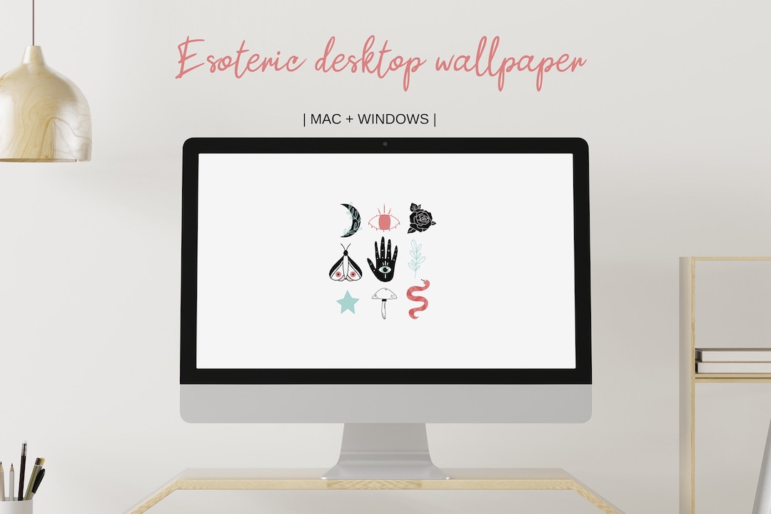 Esoteric Desktop Background Witchy Desktop Wallpaper Minimal Computer ...