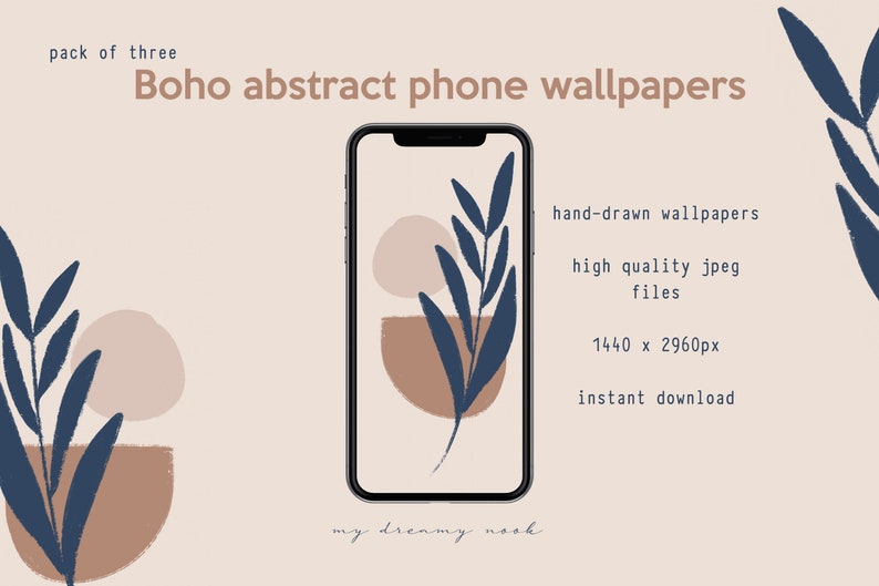 Boho Screensavers Iphone Wallpaper Lockscreen Iphone Boho | Etsy