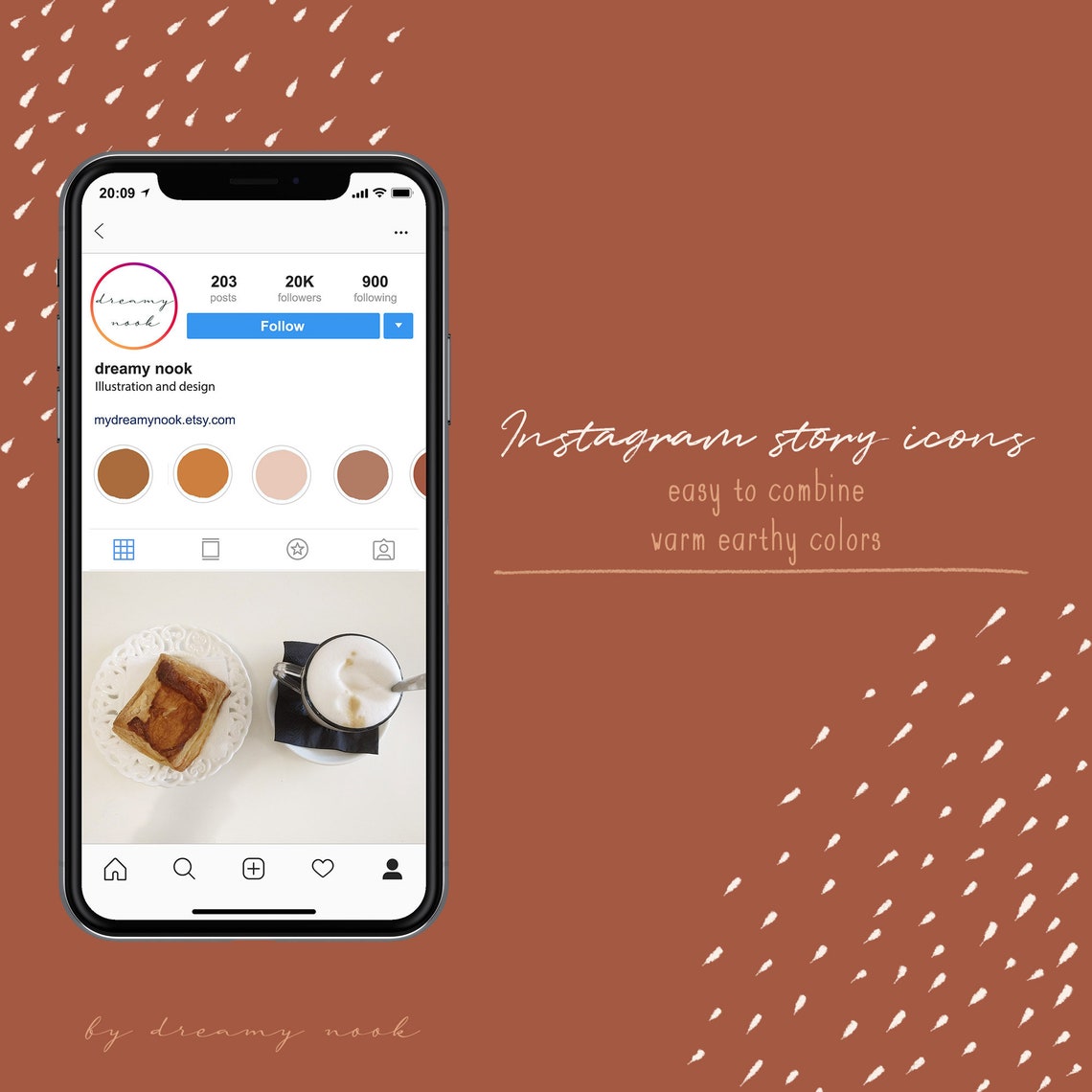 12 Instagram Story Covers Boho Instagram Highlights Earthy - Etsy