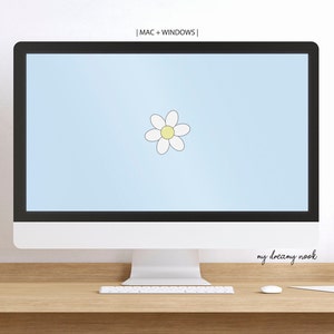 Cute Desktop Wallpaper | Daisy Mac Wallpaper | Kawaii Pc Wallpaper ...