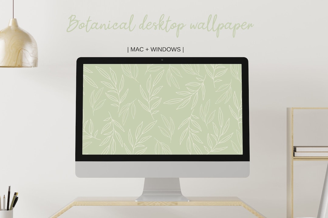 Leaves Desktop Wallpaper | Green Desktop Background | Laptop Botanical ...