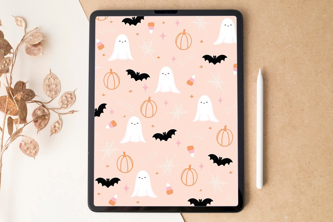 Halloween iPad Lock Screen | Spooky Tablet Background | Cute Halloween ...