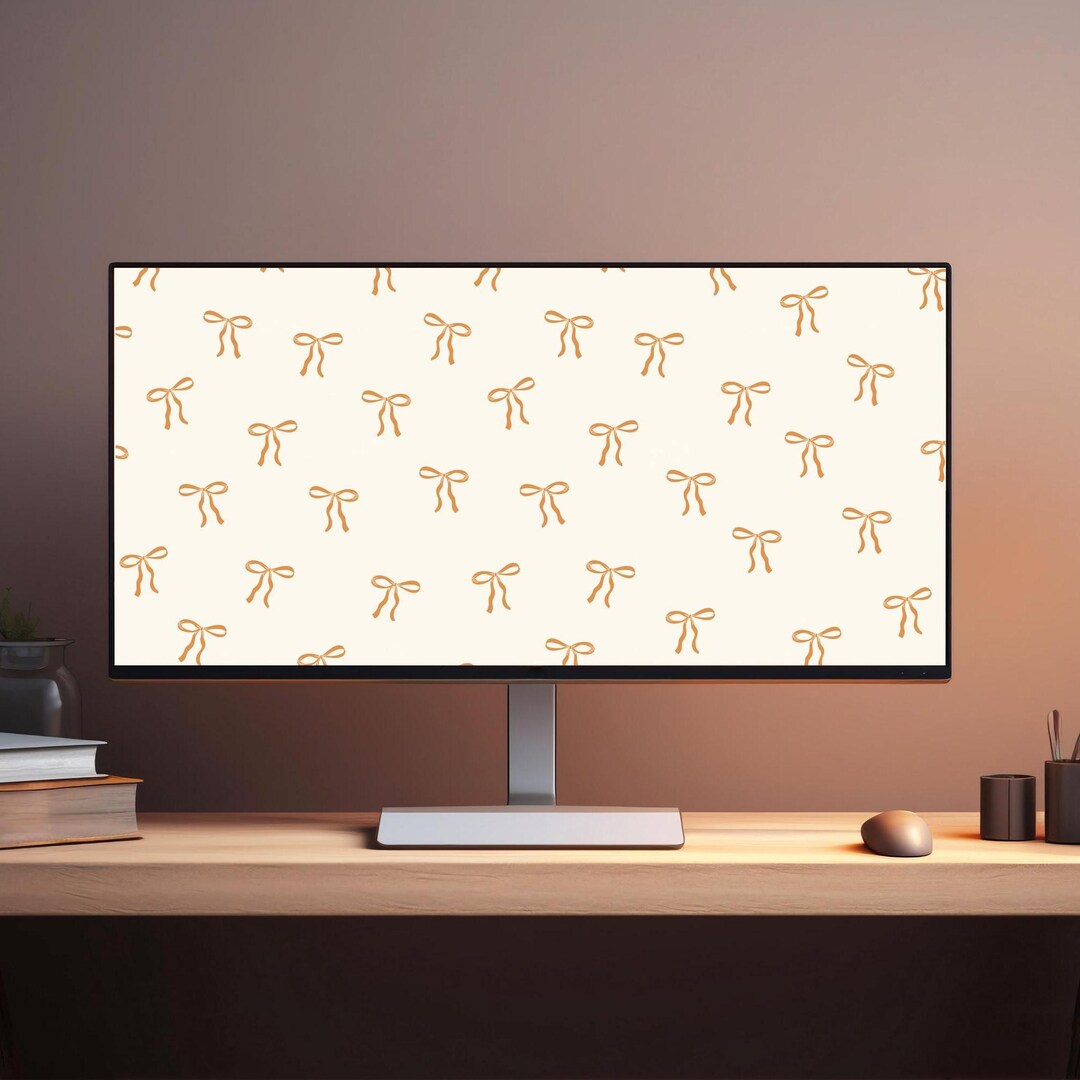 Bows Desktop Wallpaper | Fall Desktop Screensaver - Etsy