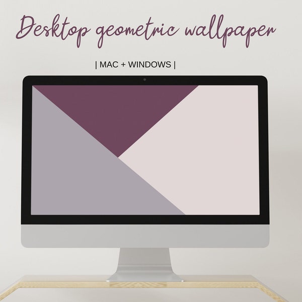 Color Block Desktop Wallpaper - Etsy