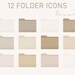 Beige Desktop Icons Neutral Desktop Icons Minimal Icons for MAC ...