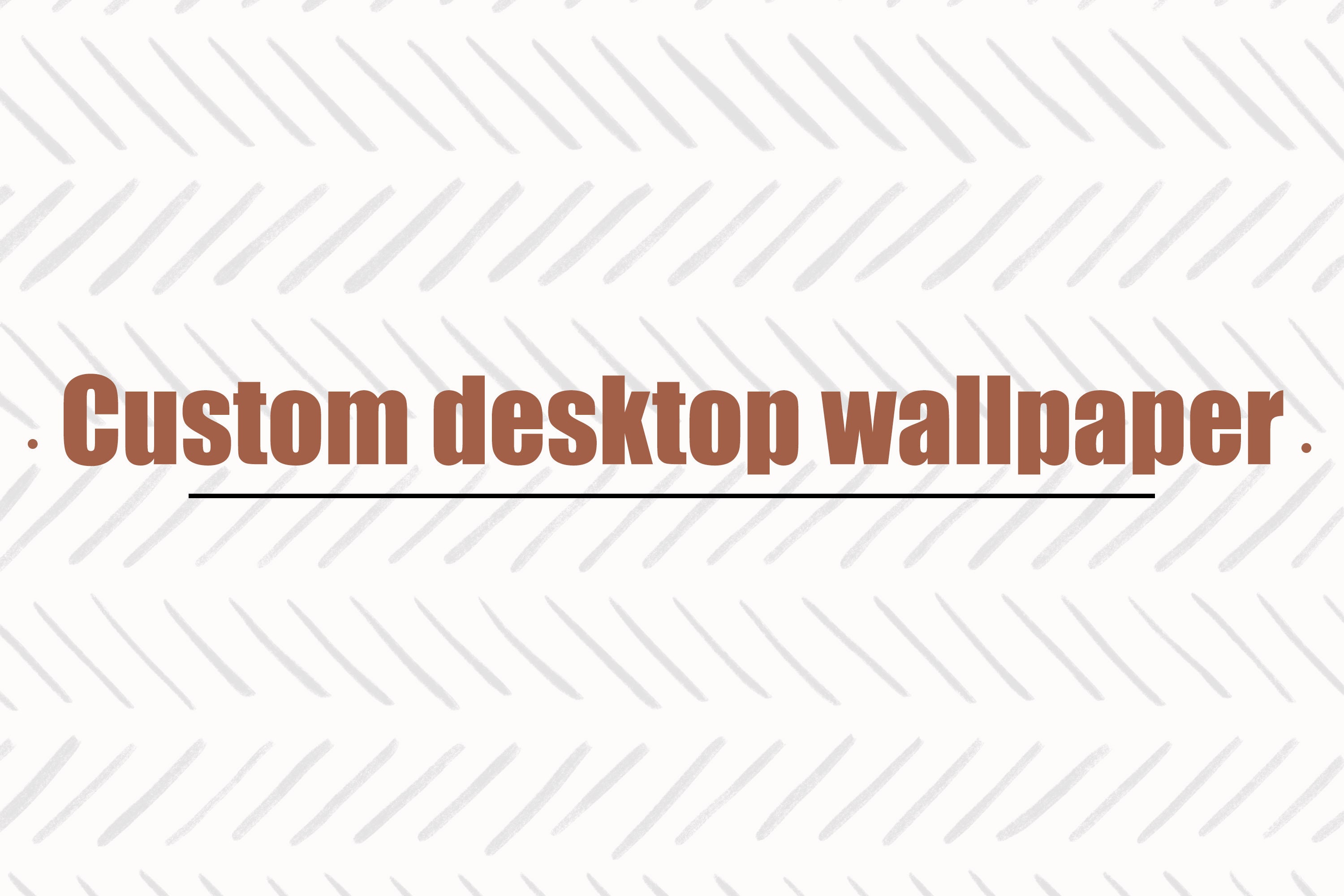 Monogram Chevron Desktop Wallpaper