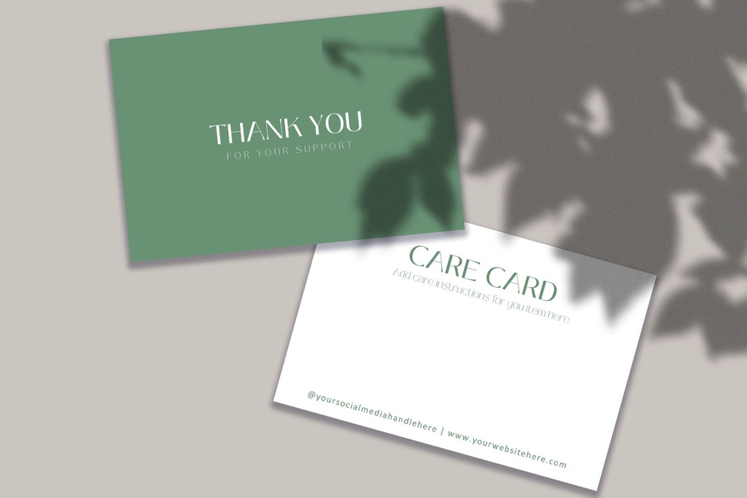 Business Thank You Card Printable Thank You Card Template Modern ...