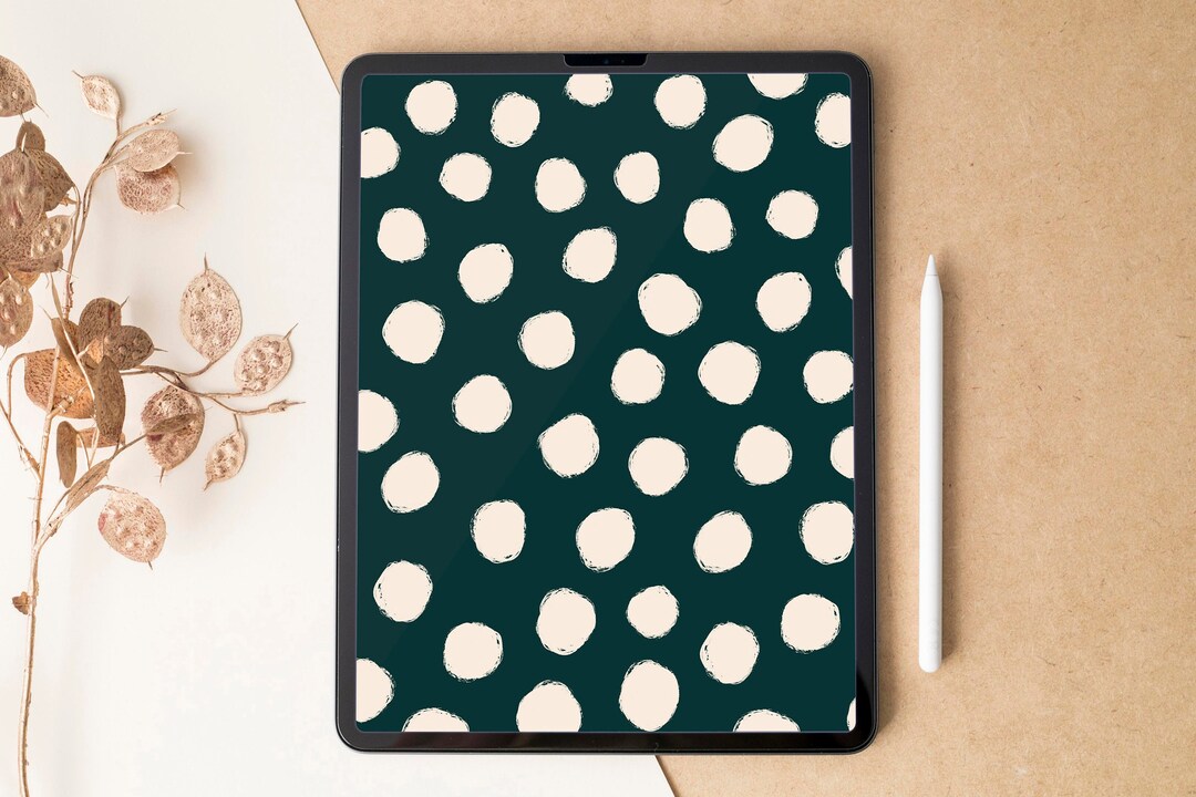 Polka Dot iPad Wallpaper | Minimal iPad Background - Etsy