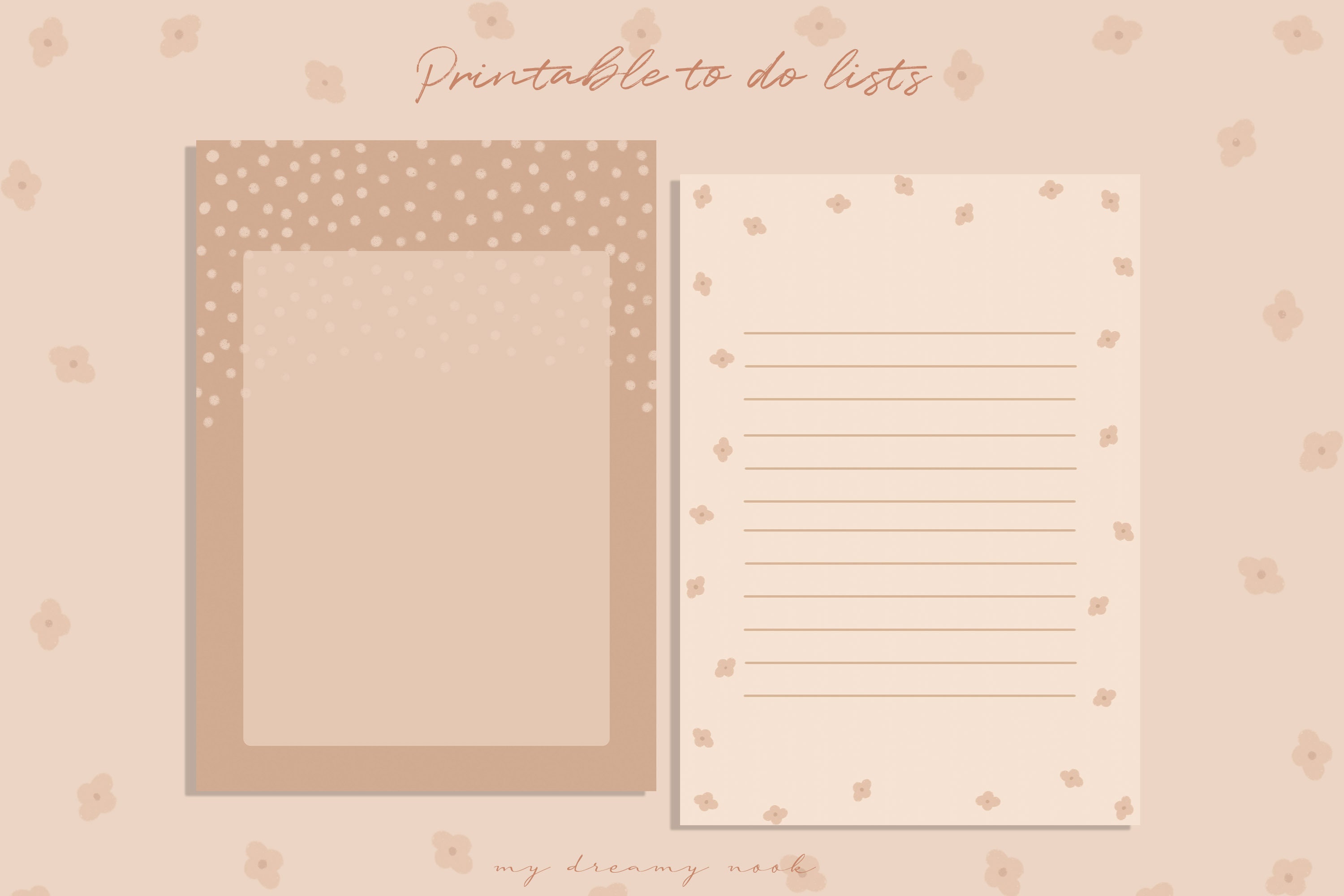 Printable to Do Lists Daily Planner Note Pad Boho to Do - Etsy UK