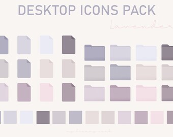 Desktop Icons, Mac Folder Icons, Purple Wallpaper Desktop Organizer ...