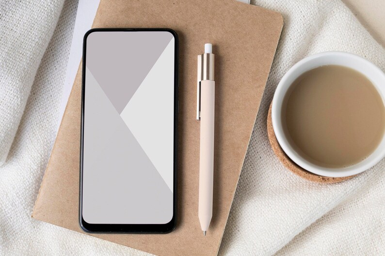 Grey Minimalist Phone Lock Screen Neutral Iphone Wallpaper - Etsy