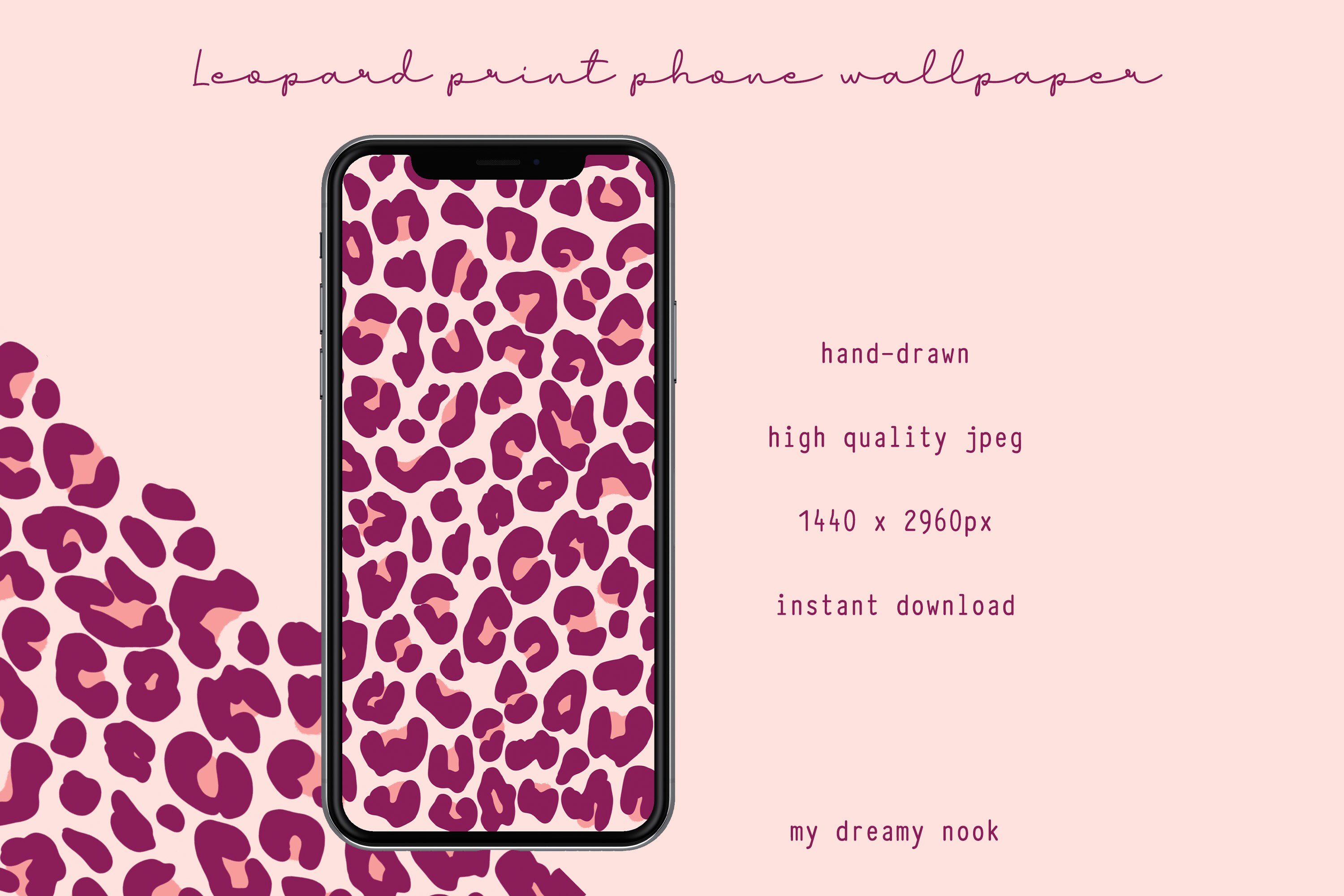 Pink Cheetah Print Wallpaper For Iphone