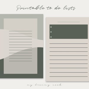 Printable Planner Notepad to Do List Printable Daily | Etsy